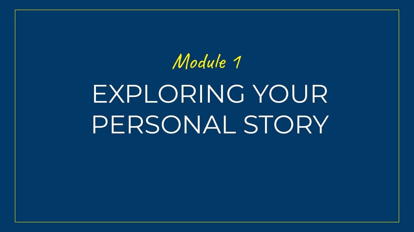 Personal Storytelling Training (1:1) | Edgemind Solutions